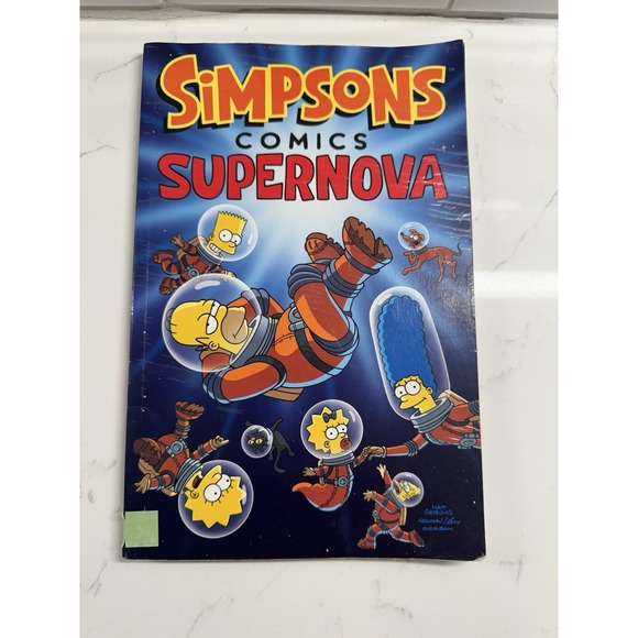 The Unbranded Brand | Art | Rare Vintage Simpsons Comics Supernova ...